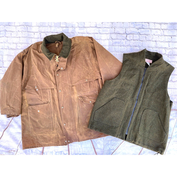Filson | Jackets & Coats | Mens Filson Double Tin Cloth Cruiser Packer ...